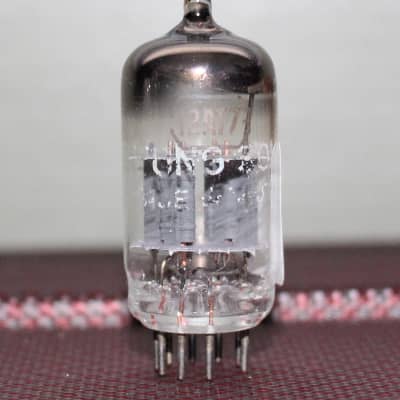 GE JG (JAN) 12AT7 WA 6201 E81CC PERFECT BALANCE GREY PLATE 3 | Reverb