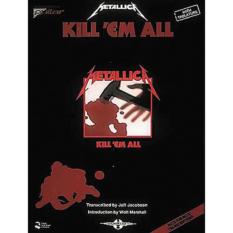 Hal Leonard Metallica Kill 'em All Guitar Tab Songbook | Reverb