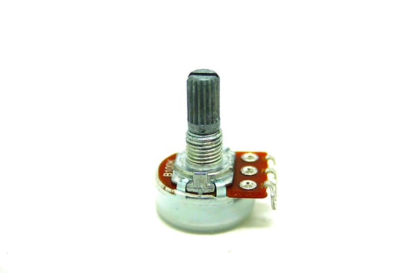 MINI POTENTIOMETER ALPHA B100K 100K 16mm LINEAR SOLDER LUGS | Reverb