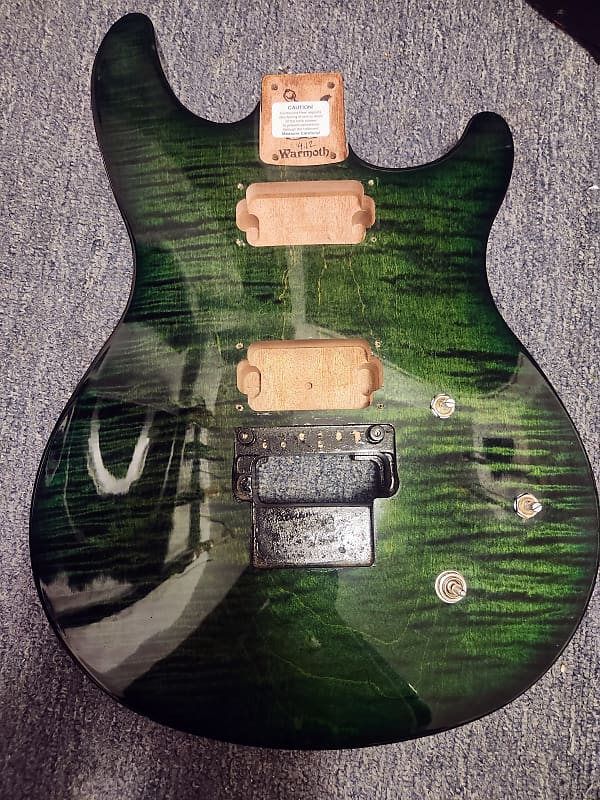 Warmoth VIP 2020's - Clear Emerald green | Reverb