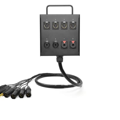 8 Channel Custom Mogami Studio Wall Stage Floor Box Neutrik | Reverb