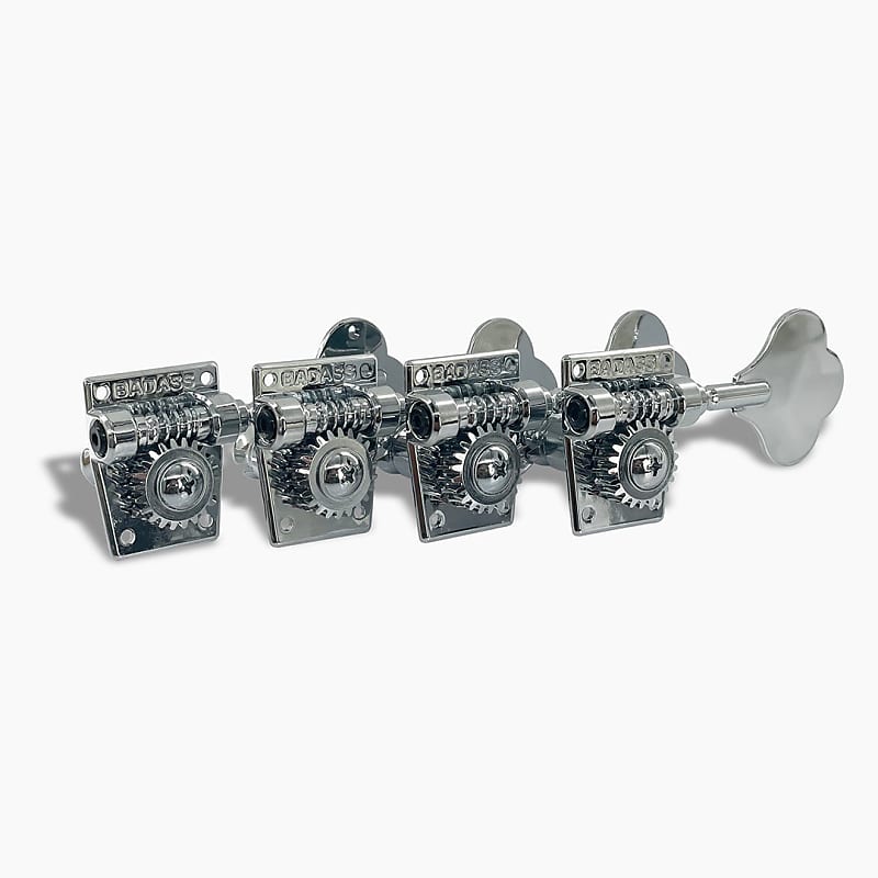 Leo Quan Badass OGT Bass Tuners - Chrome (Set of 4 Tuners) | Reverb