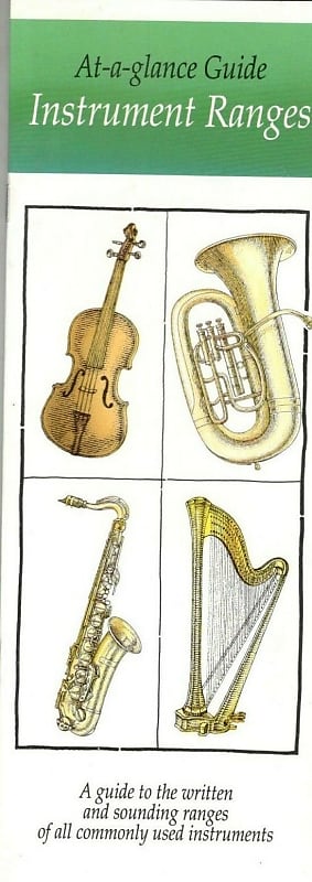 At-a-Glance Instrument Ranges | Reverb
