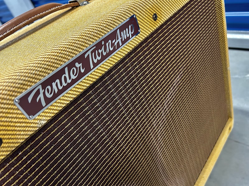 Fender JB '59 High Power Tweed Twin-Amp 2019 - Yellow Tweed | Reverb