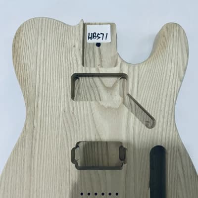 Solid Ash Wood Guitar Telecaster Tele Style Body | Reverb