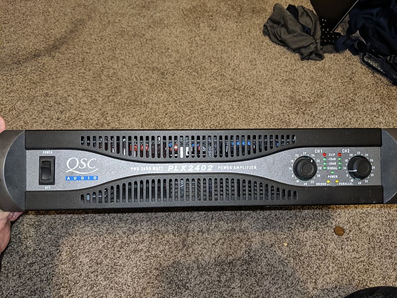 QSC PLX2402 1990's Black | Reverb UK