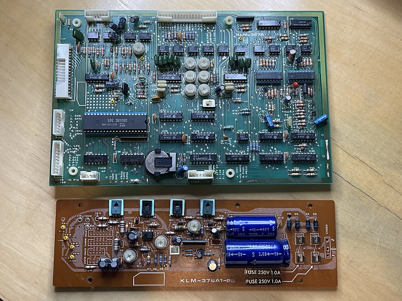Original PCB boards from Korg PolySix | Reverb