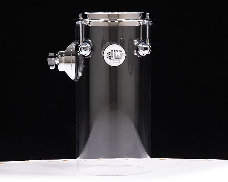 DW Design Series Rata Tom 6x12 w/TB12 - Clear Acrylic | Reverb