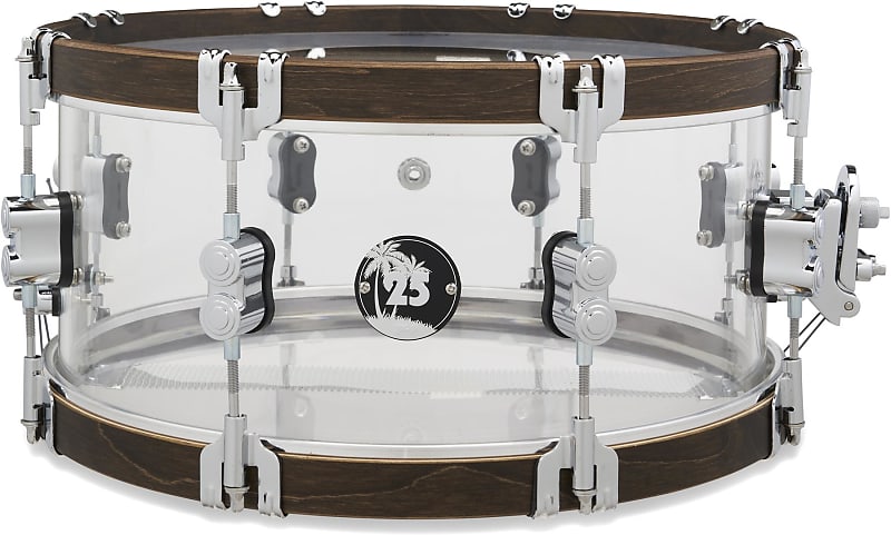 PDP 25th-anniversary Snare Drum - 6.5 inch x 14 inch Clear | Reverb