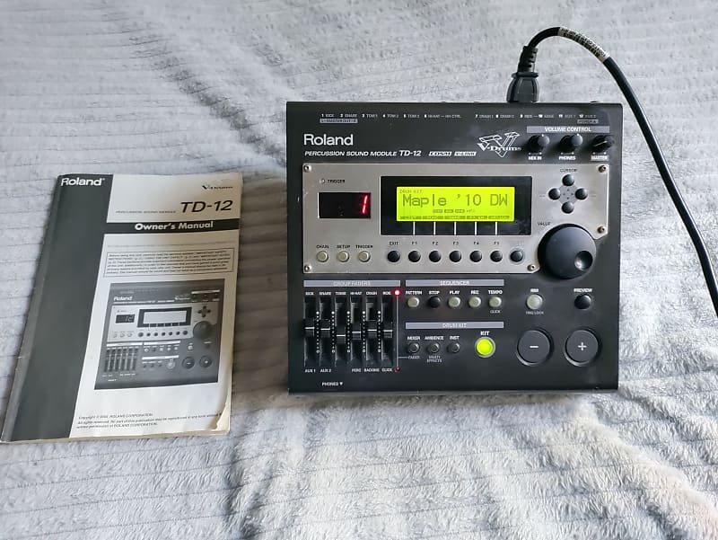 Roland TD-12 Drum Sound Module w/Mount and Power Lead - Good | Reverb