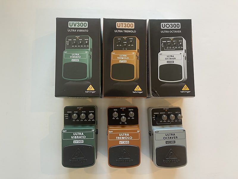 Behringer UO300 Ultra Octaver UT300 Tremolo UV300 | Reverb Australia