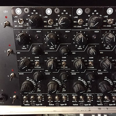 Rare vintage Tony Arnold - Helios Type 69 preamp / eq rack | Reverb