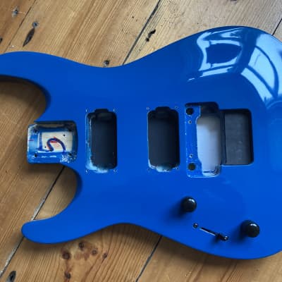 Green Left Hand Mahogany Guitar Body, Neck Rosewood | Reverb UK