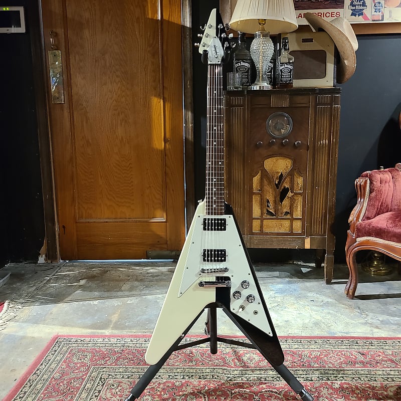 2005 Epiphone Limited edition Michael Schenker flying V Black | Reverb