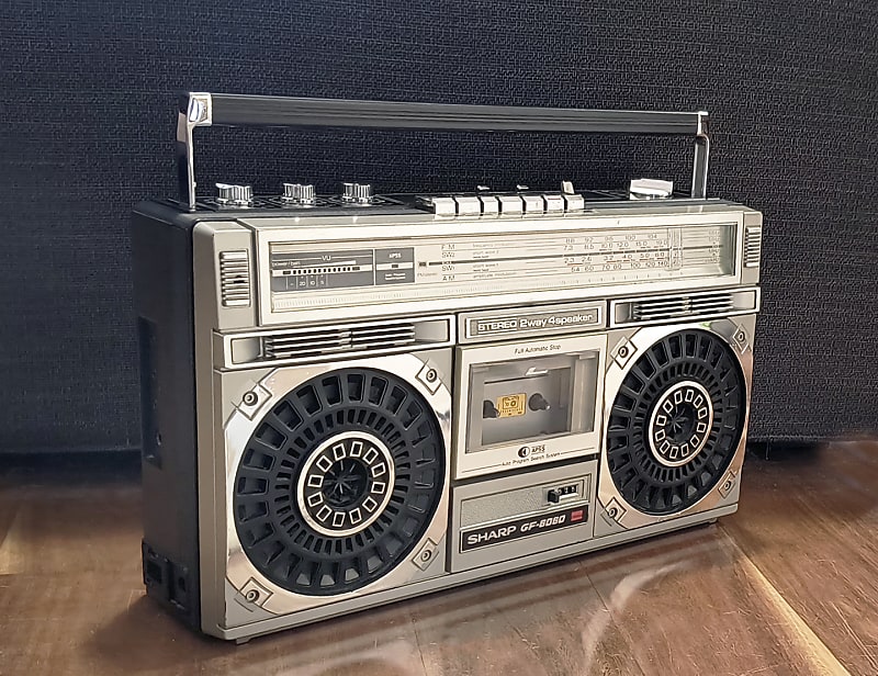 Vintage Sharp GF-6060 Ghetto Blaster Boom Box | Reverb