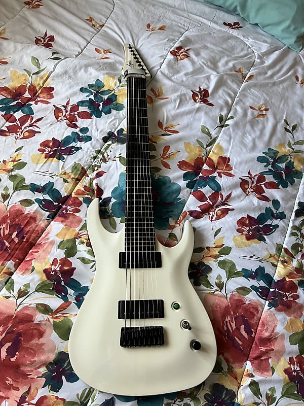 Agile Septor Elite 828 EB DNC White Gloss White 8 String | Reverb