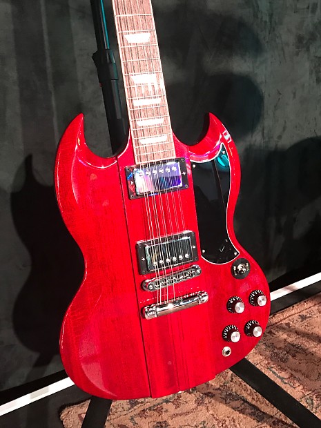 Gibson SG Neck Through 12-string Lmt Run 2016 Hereitage | Reverb