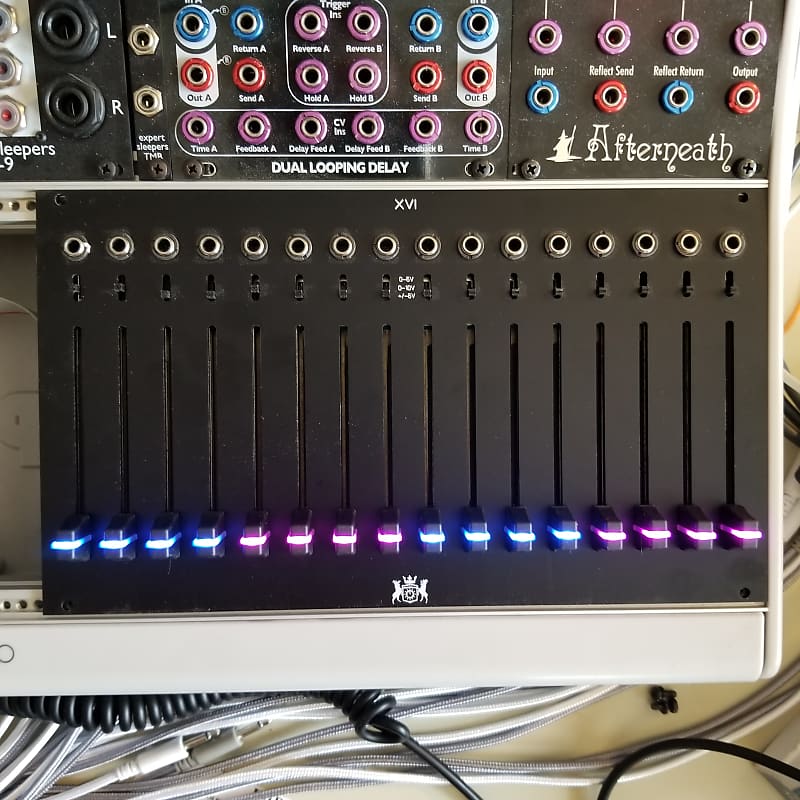 Michigan Synth Works XVI Euro - Black with MIDI expander | Reverb