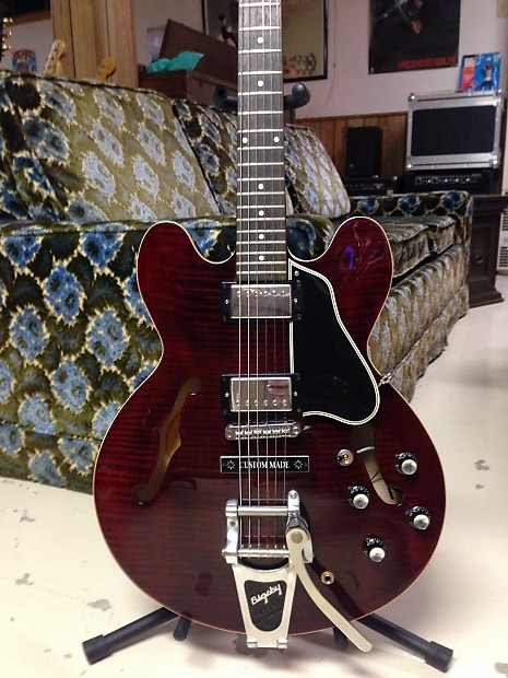 Epiphone Dot Deluxe Flamed Red | Reverb