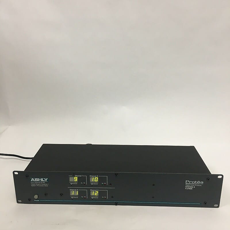 Ashly Audio Protea System II 4.24PS 4-Channel Parametric EQ | Reverb