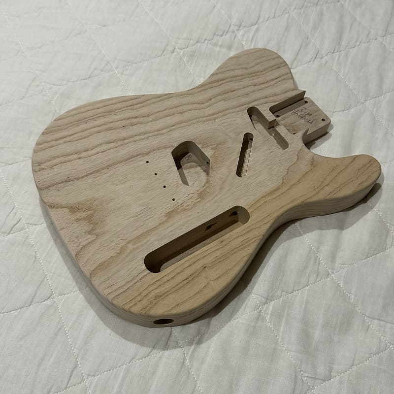 Guitar Mill Toploader Ash Tele Body Unfinished Free Shipping | Reverb
