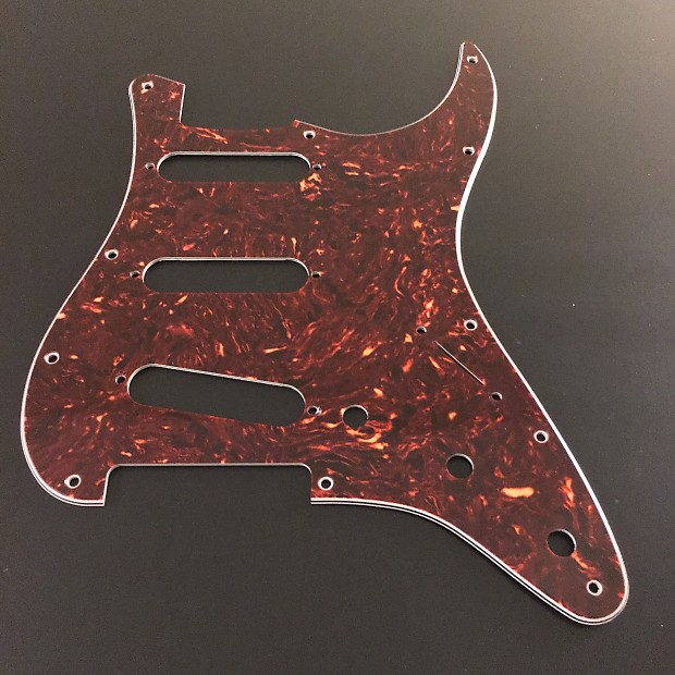 Fender American Standard Stratocaster Pickguard Red Tortoise | Reverb