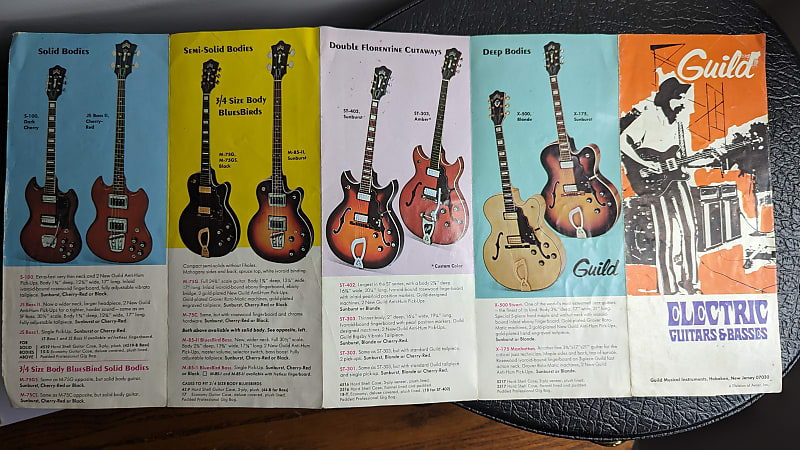 Guild pamphlet 1970's - Paper | Reverb