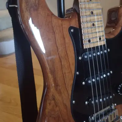 Warmoth 7/8 Scale Stratocaster 2021 Construction Roasted | Reverb