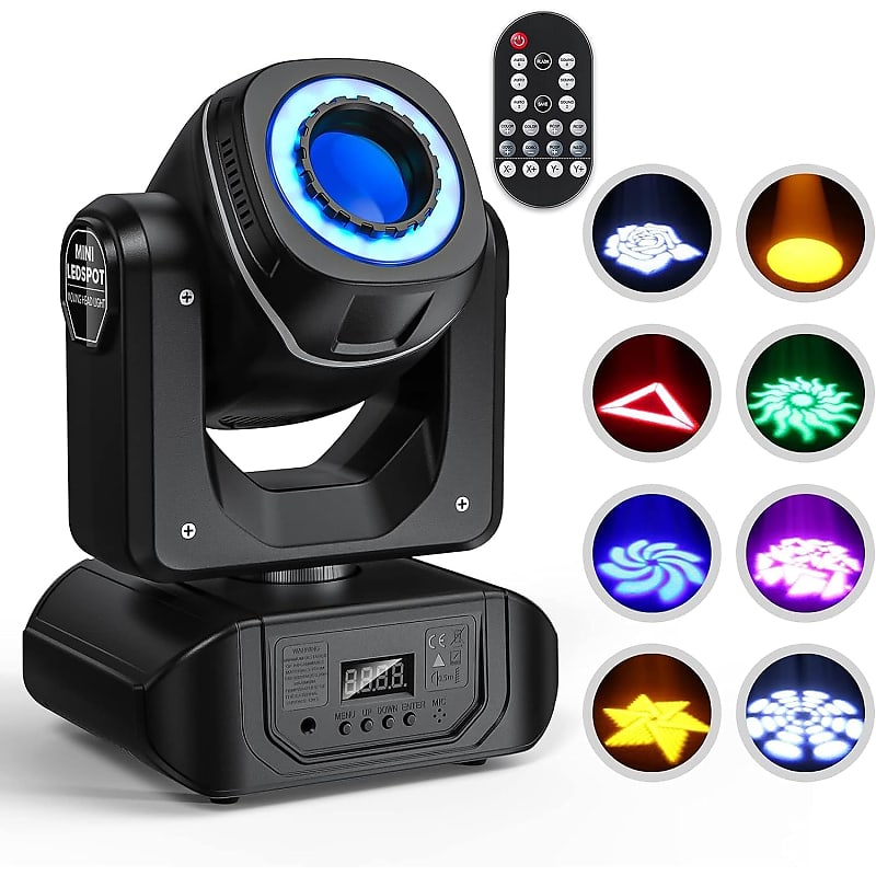 Moving Head Lights,60W Stage Lights 8 Color 8 Gobo With | Reverb