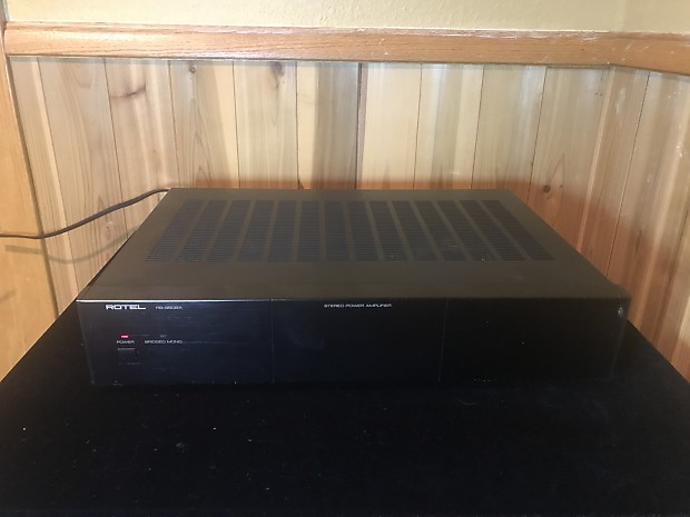 Rotel RB-960BX 60 watt black vintage bridgeable stereo power | Reverb