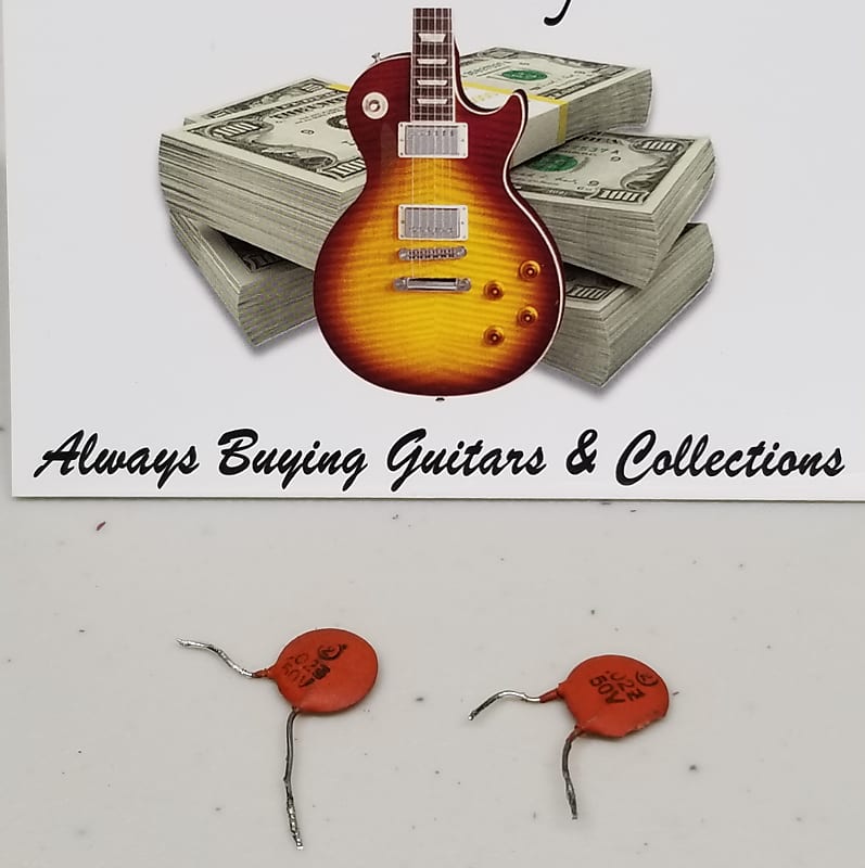 1950s 1960s Sprague Ceramic Caps (2) - For Gibson ES-125, | Reverb