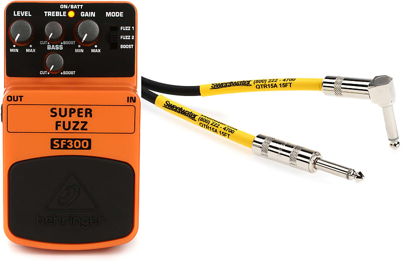 Behringer SF300 Super Fuzz Pedal Bundle with Pro Co EGL-15 | Reverb