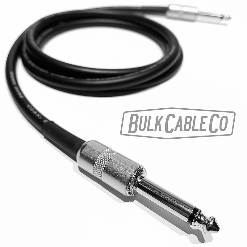 6 FT - Mogami 3082 Speaker Cable - Short Straight Stubby 1/4" | Reverb