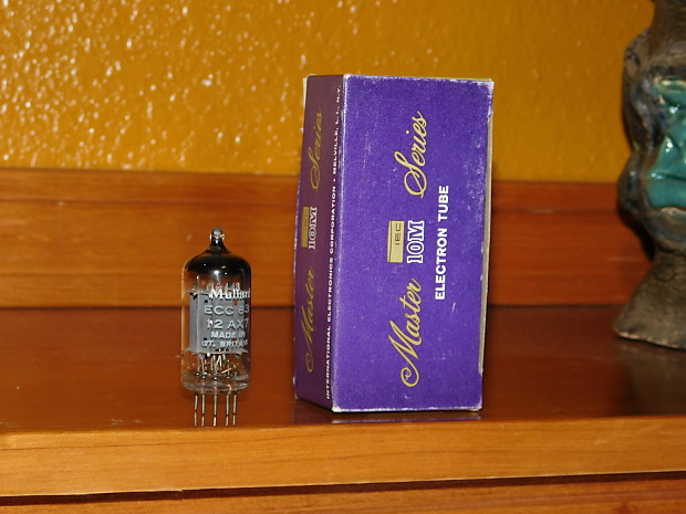 Mullard Long Plate ECC83 12AX7 F91 1958 Vintage Glass | Reverb