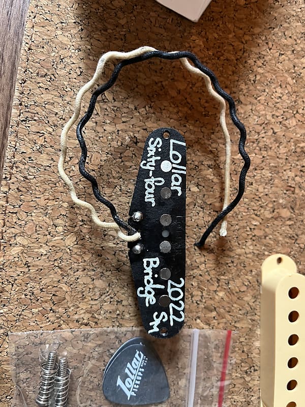 Lollar Sixty-Four Flat Pole Stratocaster Bridge Pickup | Reverb