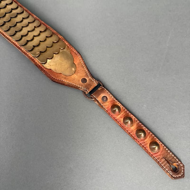 Vox 64 Python Ledergurt Gitarre Gold made in UK VINTAGE 1960 | Reverb