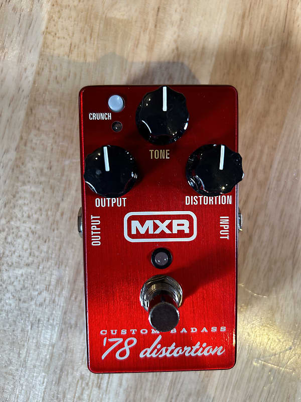 MXR Custom Badass 78 distortion 2024 - Red | Reverb