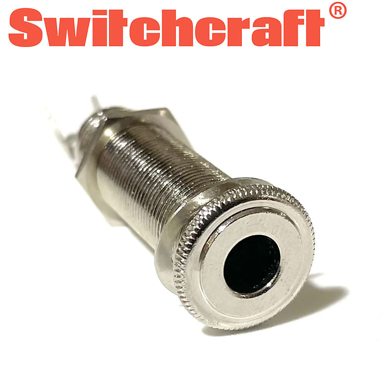 NEW (1) Switchcraft Stereo Threaded Barrel Jack for | Reverb