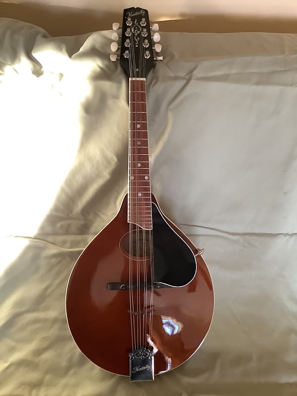 Kentucky KM-276 Deluxe Oval Hole A-Model Mandolin Transparent | Reverb