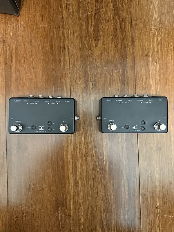 EX Guitar Effects Loop Switcher - Black - Two piece lot | Reverb