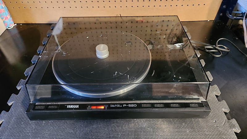 Yamaha Full Auto Direct Drive P-520 Turntable Black | Reverb