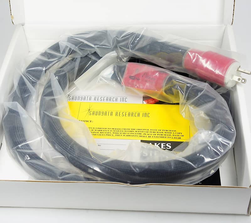 Shunyata PYTHON Alpha C19 power cable cord 1.8m | | Reverb UK