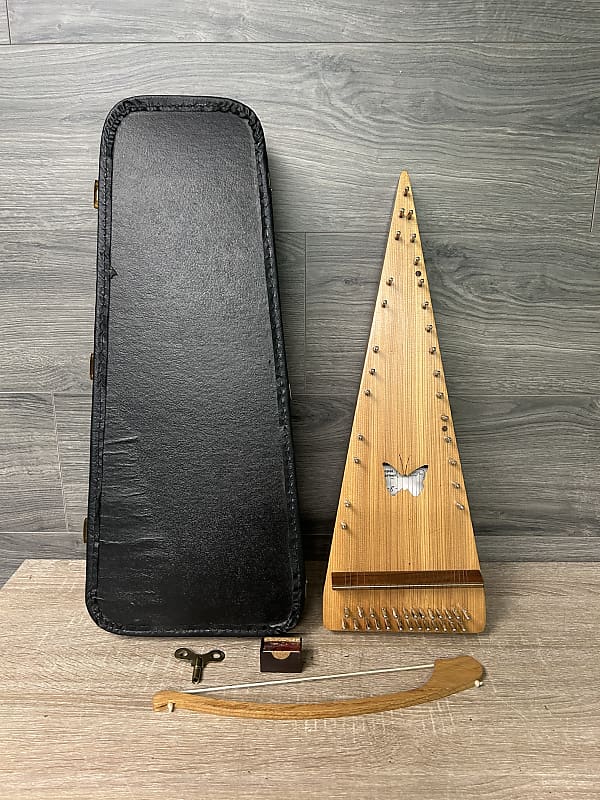 The Dulcimer Factory Psaltery 1998 w/ Bow And Case #2214 | Reverb