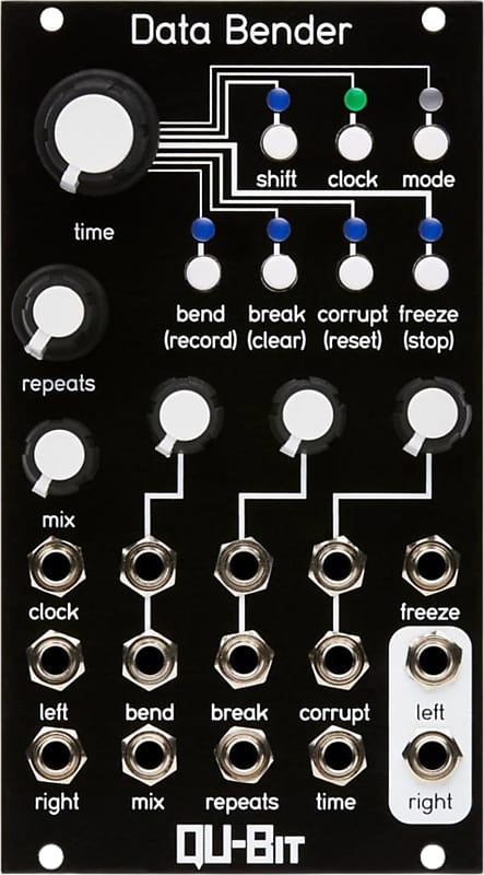 Qu-Bit Data Bender Circuit Bent Audio Buffer Eurorack Synth | Reverb