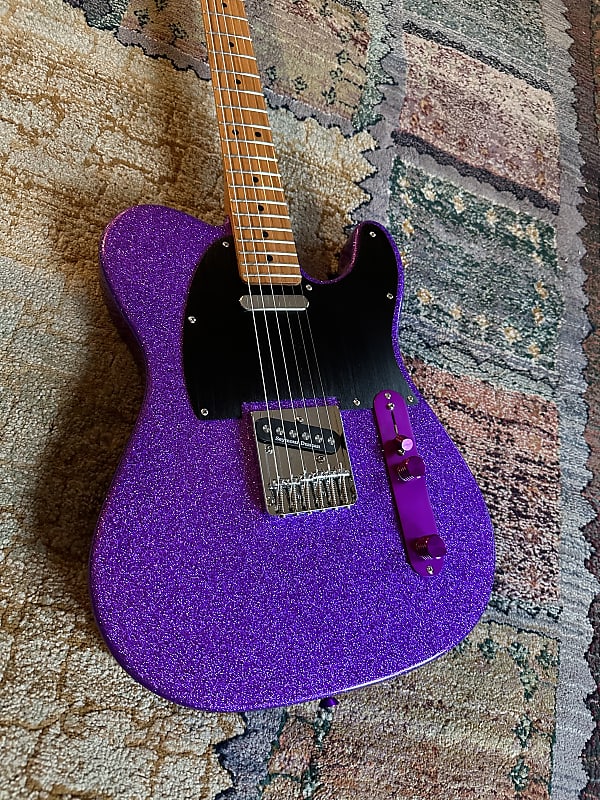 Fender Custom Telecaster Purple Sparkle | Reverb