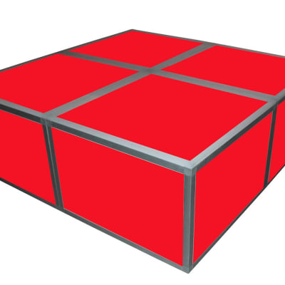 ProX XSA-2X2-24 LUMOStage High Acrylic Platform Riser Section | Reverb