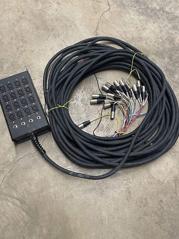 LiveWire 16 Channel 100’ Snake Black | Reverb UK