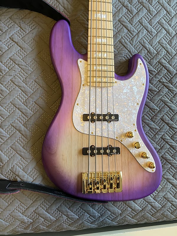 Bass Mods Cali K5 2018 Matte Purple Fade | Reverb