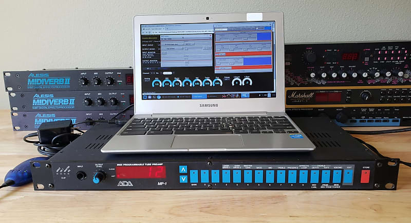 Vintage 1990 ADA MP-1 Tube Preamp (Rev F) - Fully Serviced + | Reverb