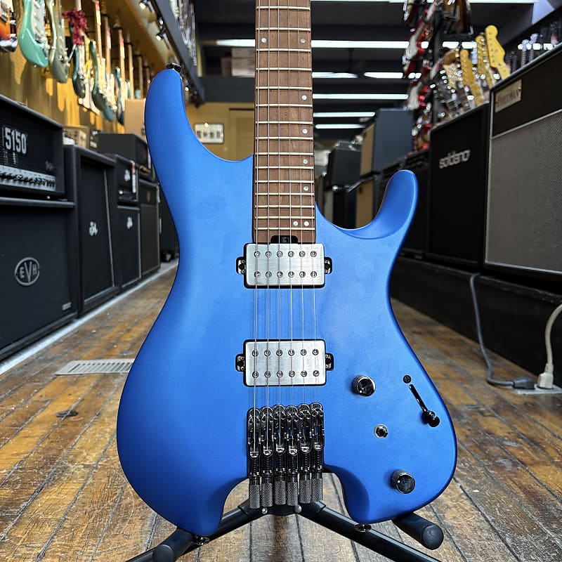 Ibanez Q52 Electric Guitar 2022 Laser Blue Matte w/Padded Gig | Reverb